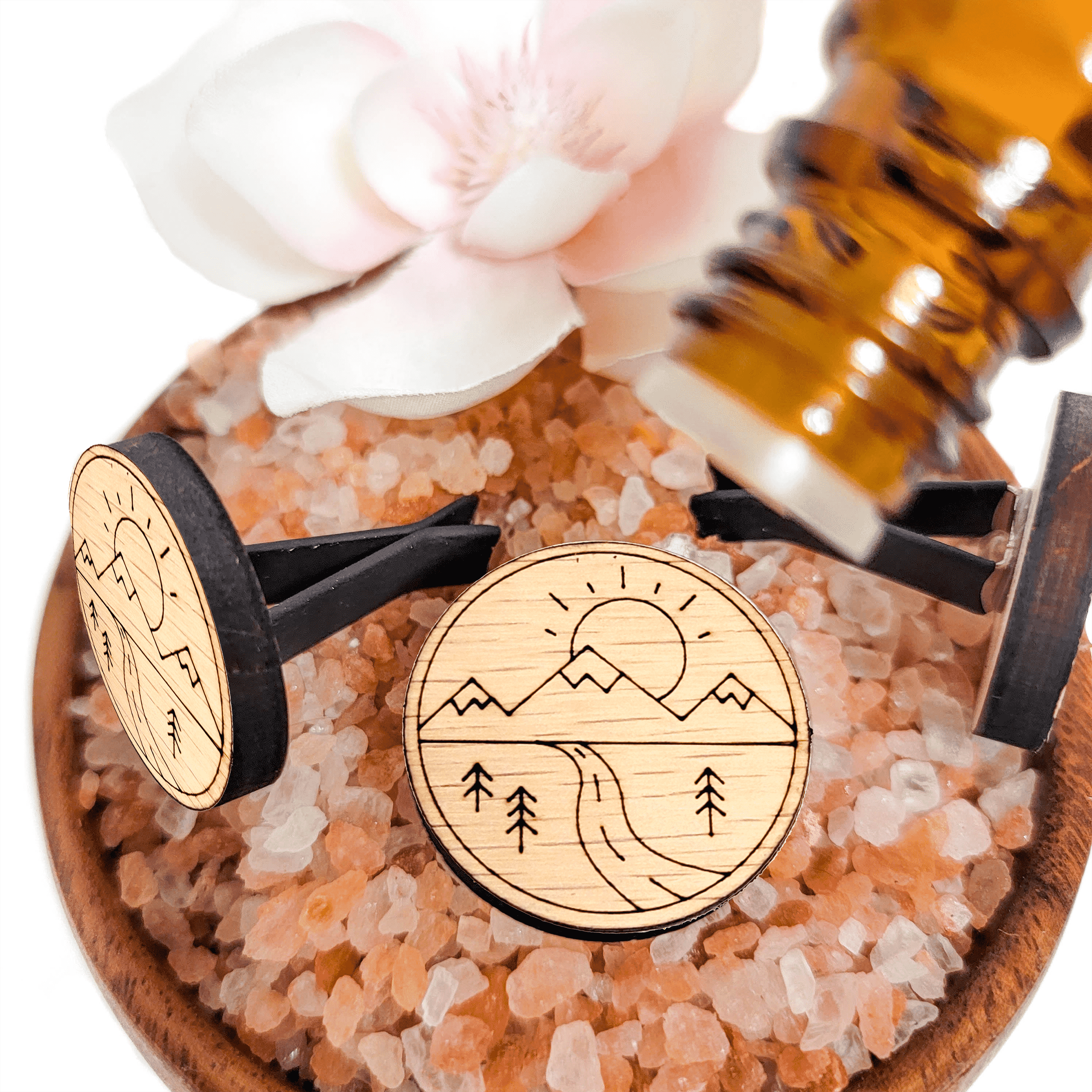 Wooden Car Vent Diffuser | Mountain – A Dash of Kinship