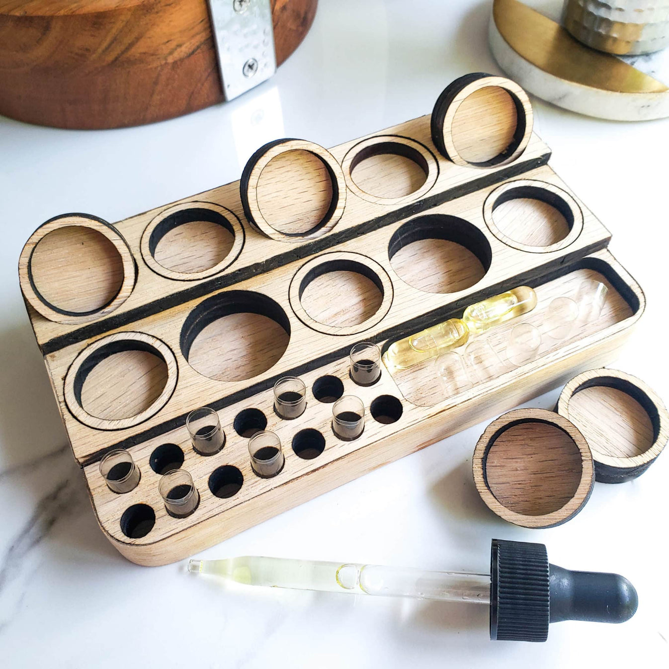 Essential Oil Vegetable Capsule Filling Station – A Dash of Kinship